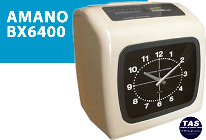 CLOCKING MACHINES, AMANO BX-6400 CLOCKING MACHINE, TIME AND ATTENDANCE