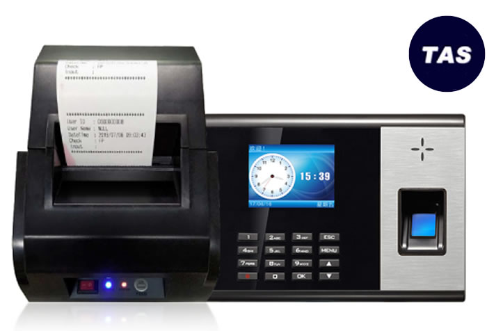 Fingerprint Reader Time Attendance With Printer, Biometric Time and ...