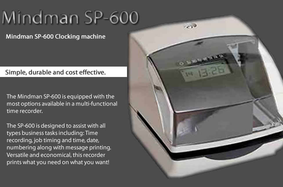 Clocking Systems Products, Time attendance, Clock card machine, Clock ...