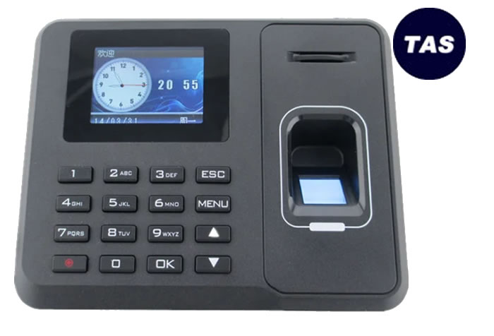 Fingerprint clock in machine TM1800 Time and attendance, Biometric Time ...