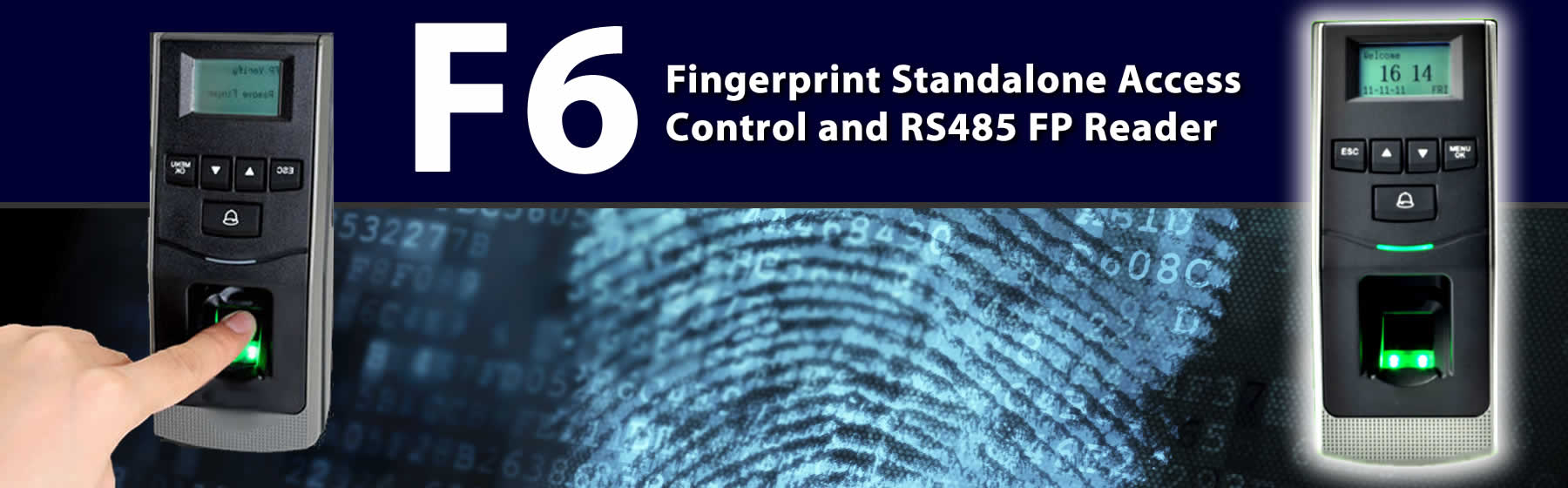 FINGERPRINT READER F6 BIOMETRIC FINGERPRINT READER DEVICE, access ...