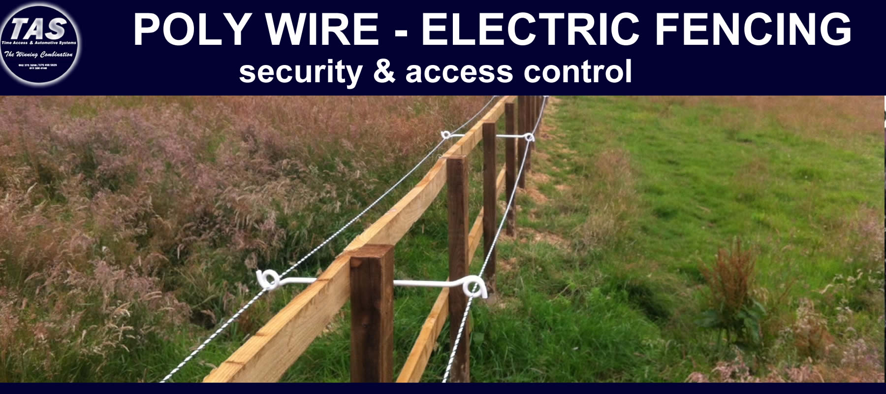 access control Electric Fence Poly wire, Electric Fence Poly wire