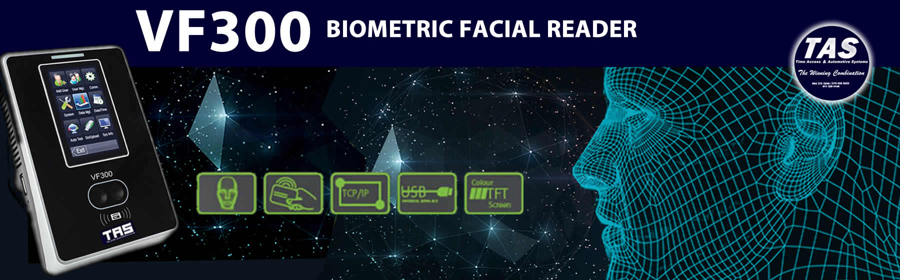 Facial recognition FV18 Mullti biometric access control